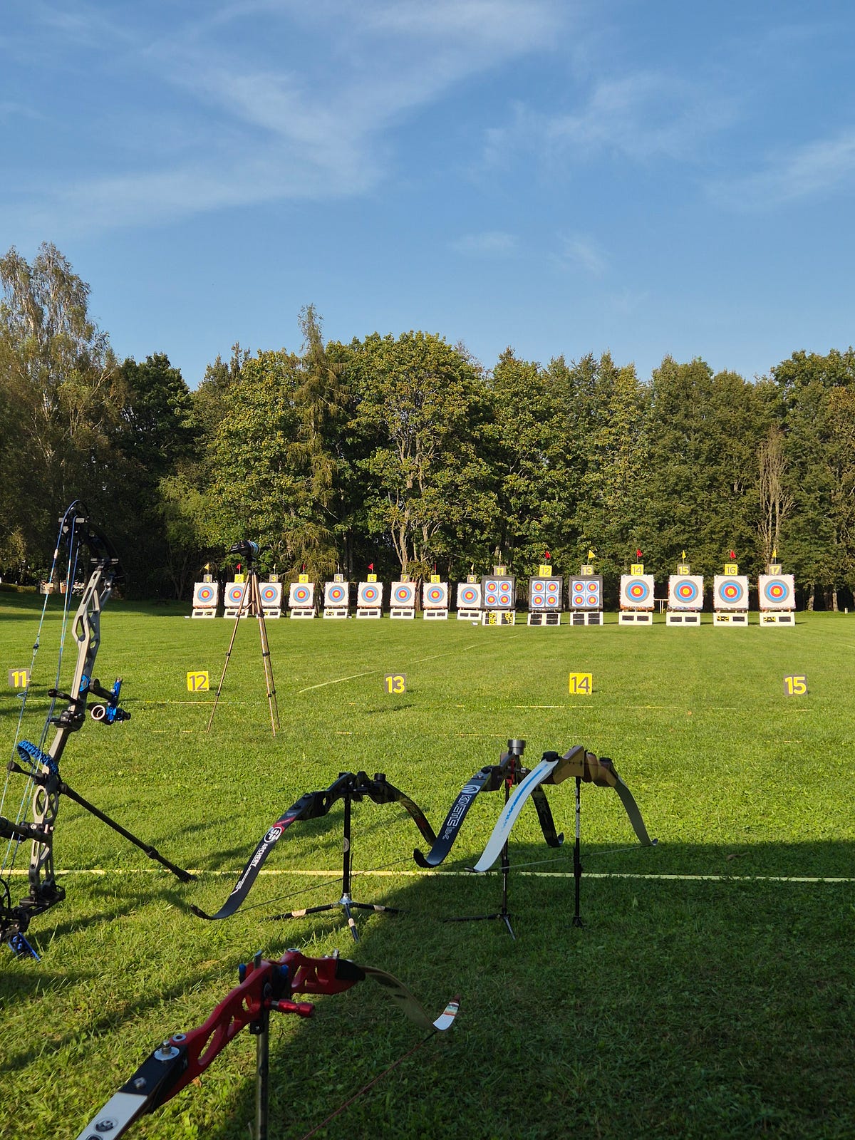 The First Outdoor Competition — 50m Barebow | The Archery Range