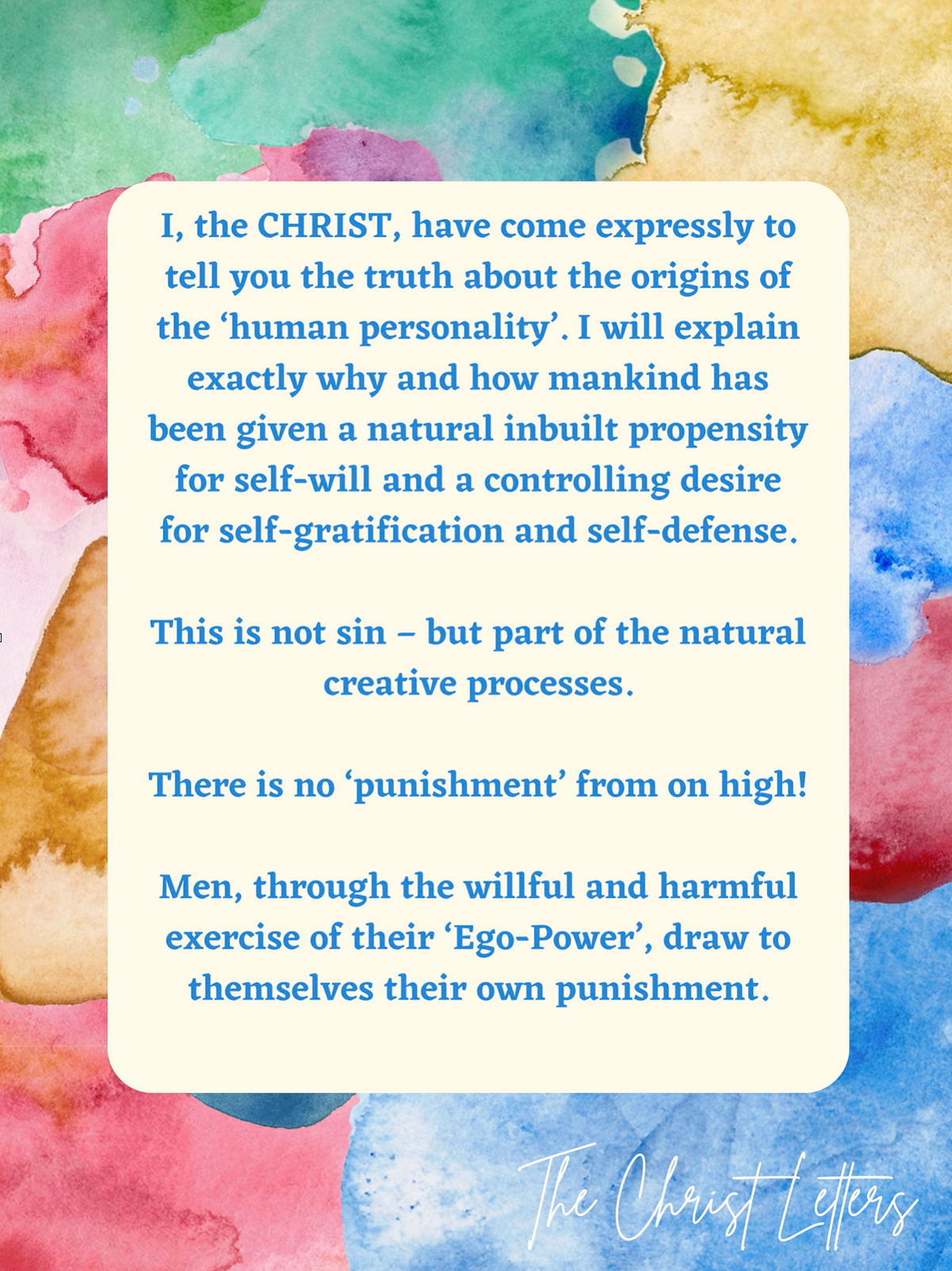 Christ Letters Quote - The Christ Letters - Medium