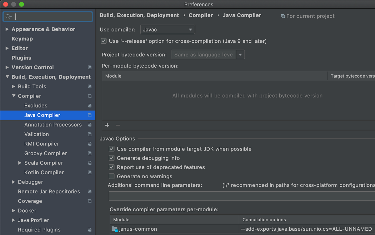 java option --add-exports. deprecated된 pakcage를 사용하는 방법 | by Jun | Medium