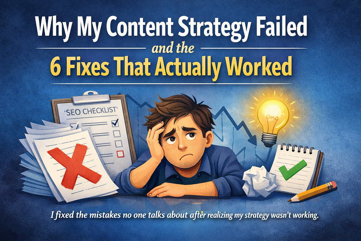 Why My Content Strategy Failed and the 6 Fixes That Worked | Activated ...
