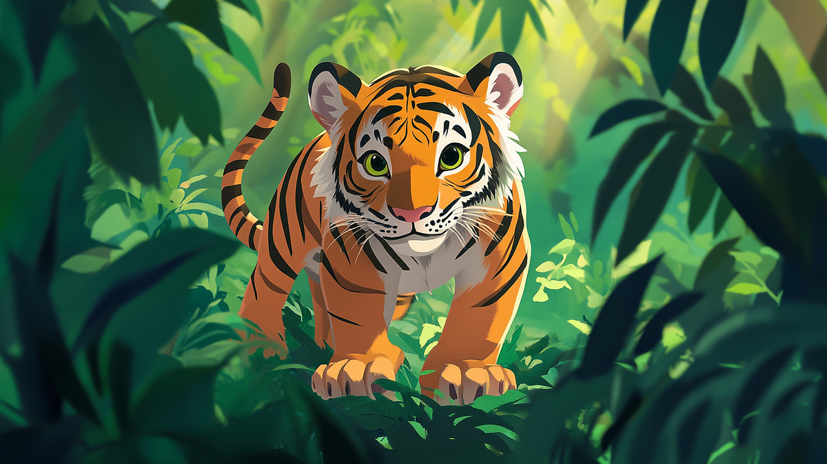 The Brave Tiger and the Lost Deer | by Storiespub - Learn With Fun ...