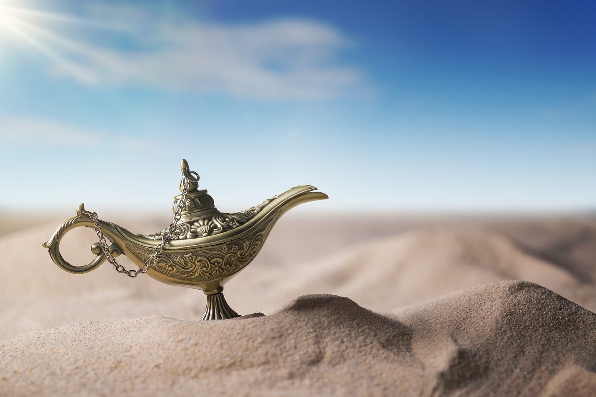 A genie, three wishes and my brilliant idea | by Joanne Pinatel | Medium