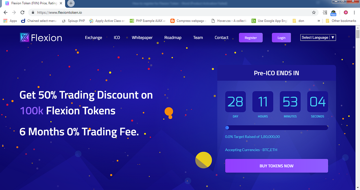 How to register for Flexion Token | by Flexion Token | Medium