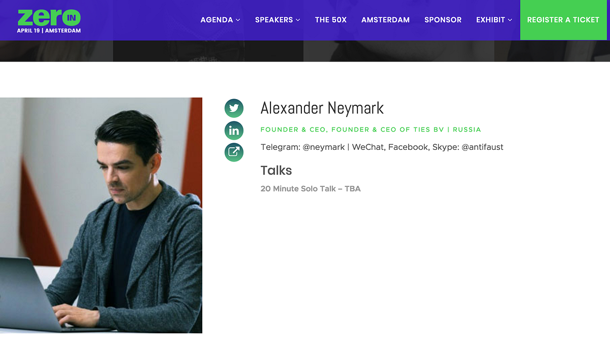 ZeroIn Conference. Alexander Neymark and Dmitry Kochin are… | by TIES ...