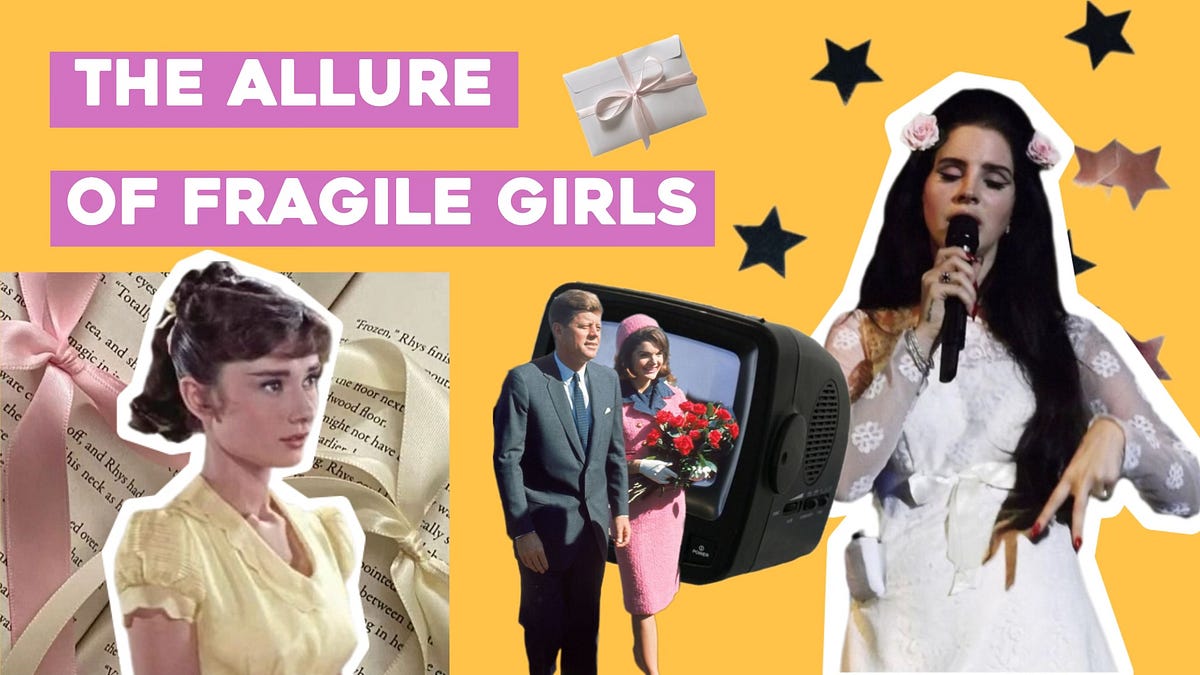 The Allure of Fragile Girls. Lana Del Rey, pink bows, and lace… | by ...