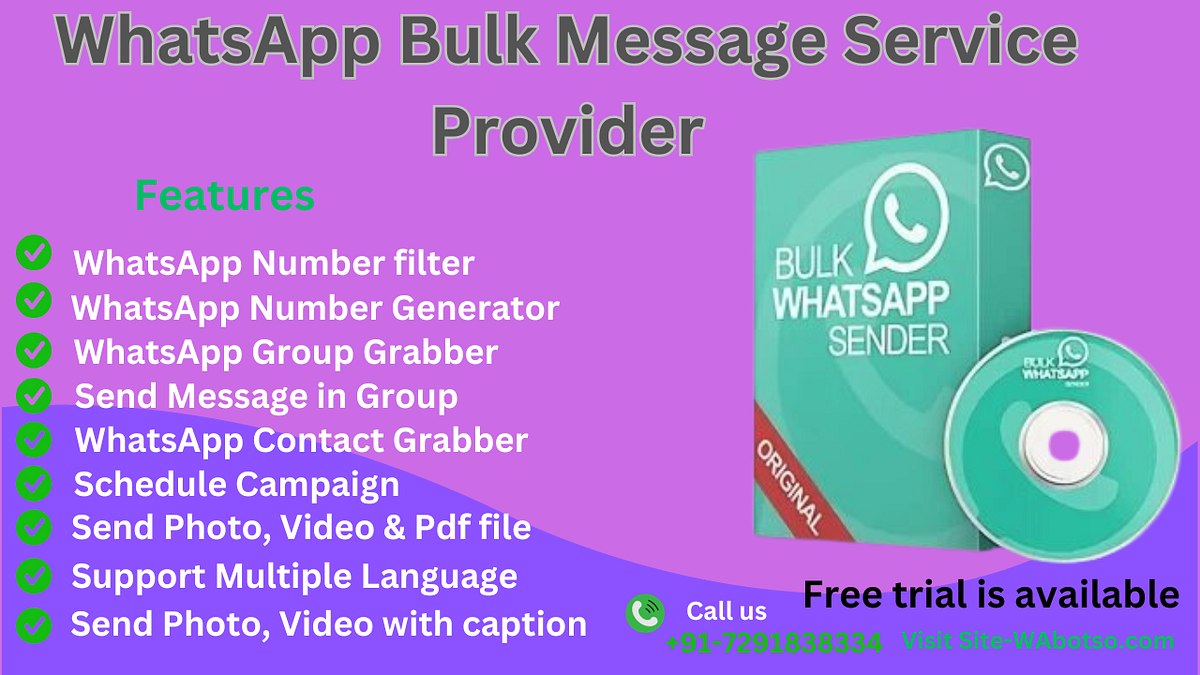 WhatsApp Bulk Message Service Provider | by bulkwhtasender | Medium