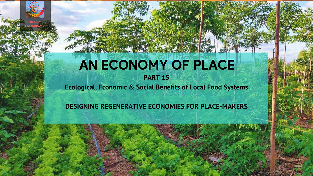 An Economy of Place Part 15 — Ecological, Economic & Social Benefits of ...