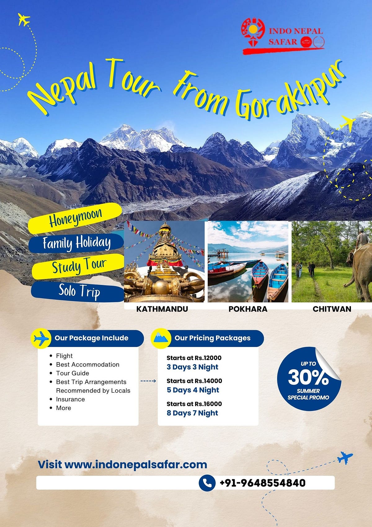 Gorakhpur to Nepal Tour Operator. Let us guide your journey with our… | by Khushboo Yadav | Oct ...
