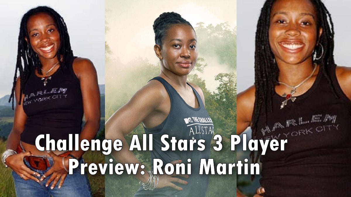 The Challenge All Stars 3 Player Preview: Roni Martin | by Allan ...