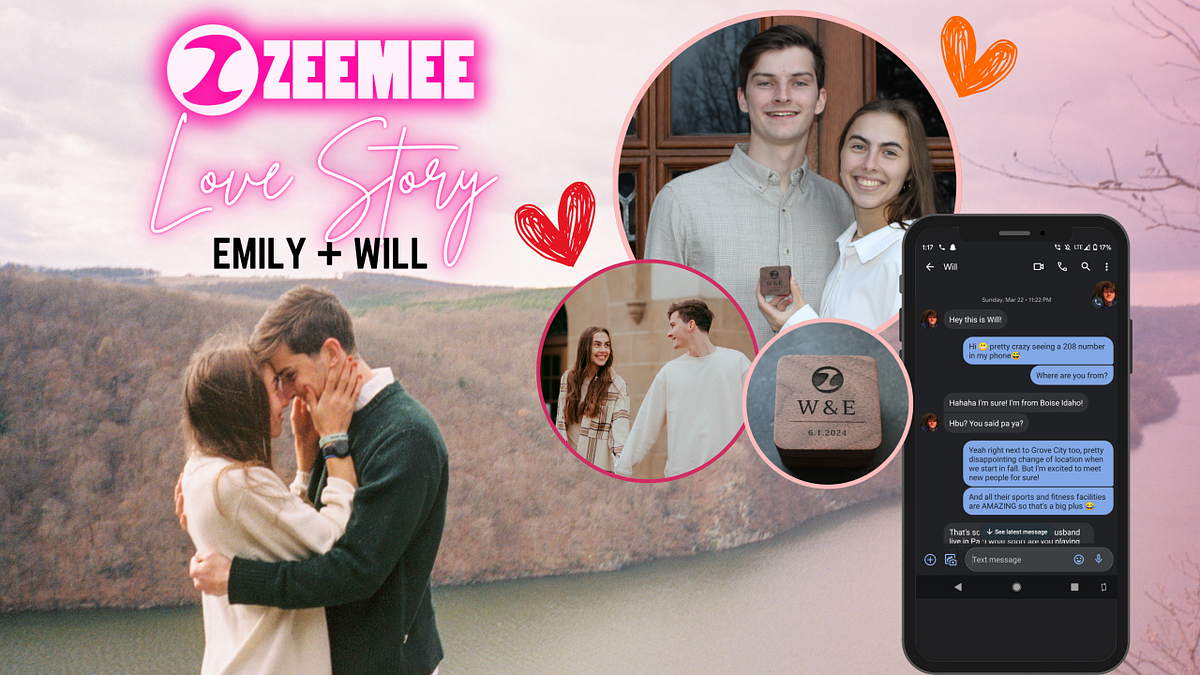 ZeeMee Sweethearts: Emily & Will 🧡 | by ZeeMee | Feb, 2024 | Medium