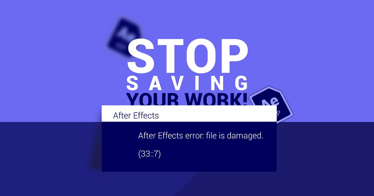 Saving your work is dangerous!. On a bustling Sunday evening, trying to ...