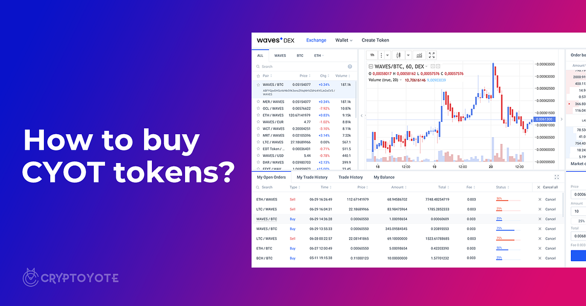 How to buy CYOT tokens?. In order to make it fast and cheap for… | by ...