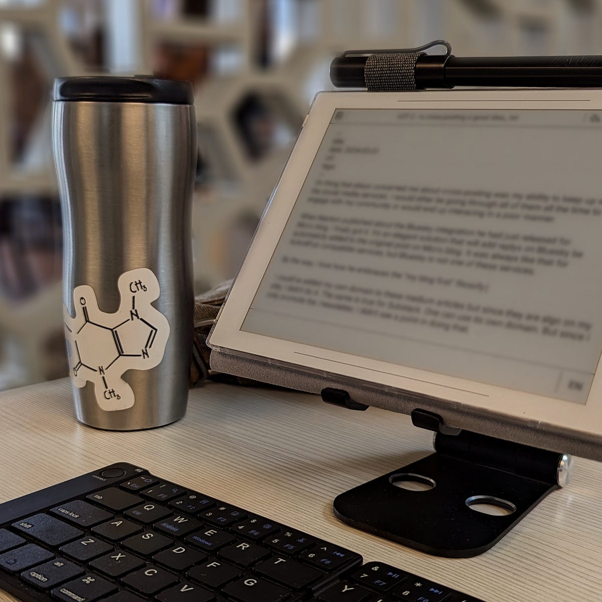 The first time I used an e-Ink screen device to write an article. | by ...
