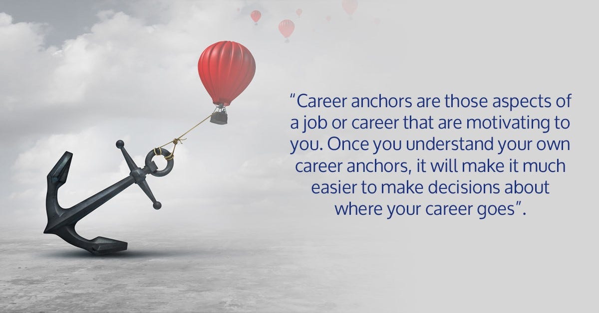 Career anchors — when times get rough, look to your anchor | by ...