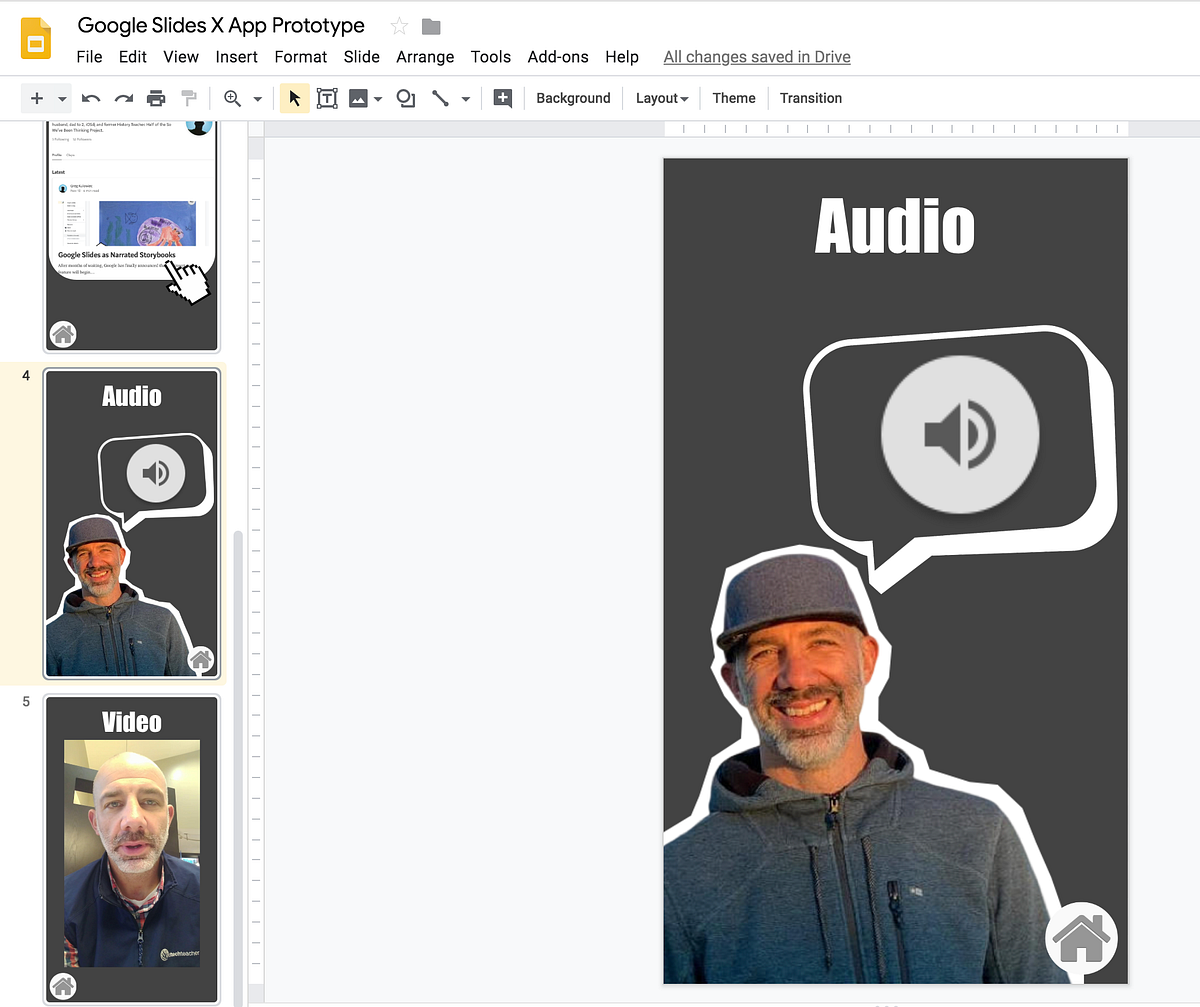 Google Slides = App Prototype. I’ve been on a kick lately of exploring ...