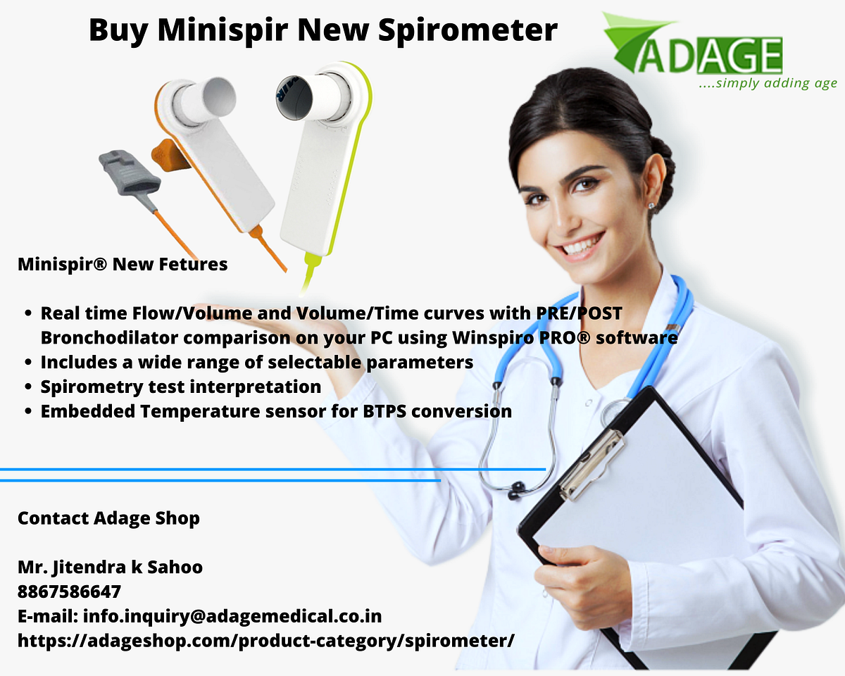 Buy Minispir spirometer New from Adage Shop | by adage shop | Medium