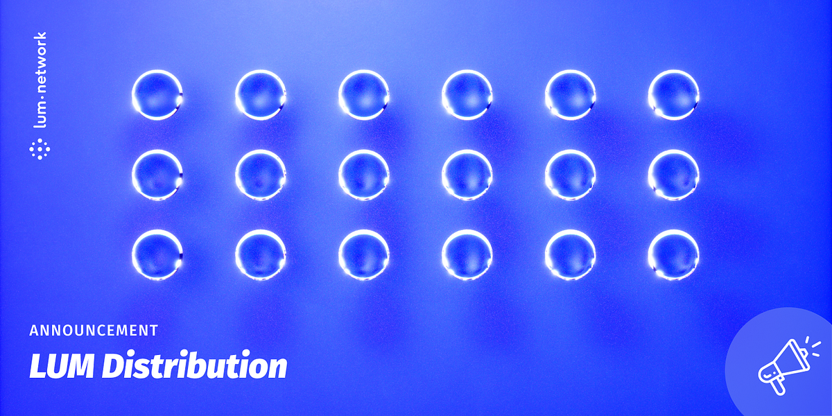 LUM Token Distribution & Launch schedule | by Fabrice Bascoulergue ...