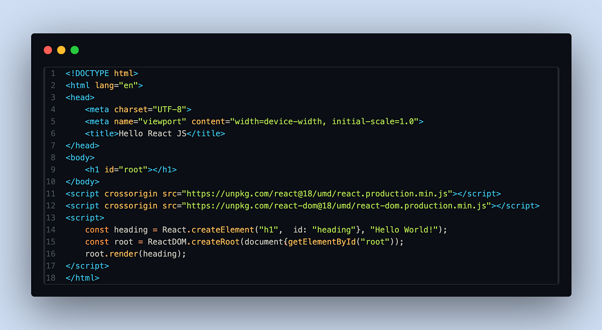 🚀 Getting Started with React.js Using CDN Links | by Iamnsharma | Medium