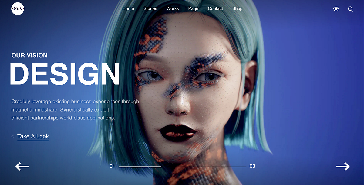 Most- Creative Agency & Portfolio React Next JS Template - React Theme ...