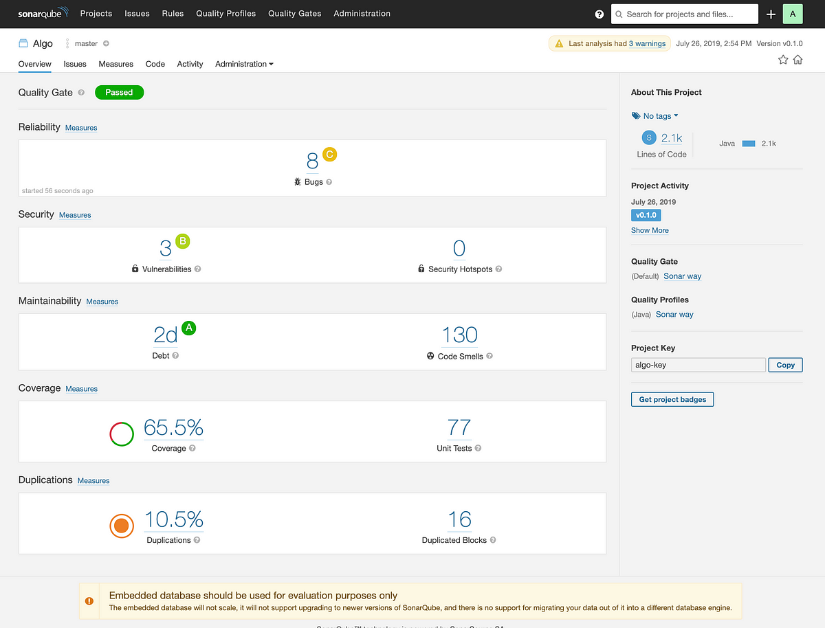 Integrate locally SonarQube in a Java project | by Alex Prut | Medium Integrate locally SonarQube in a Java project | by Alex Prut | Medium