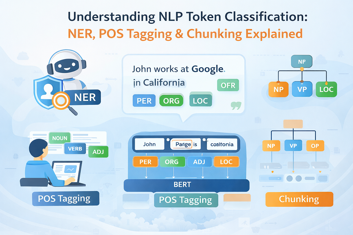 Understanding NLP Token Classification: NER, POS Tagging & Chunking ...