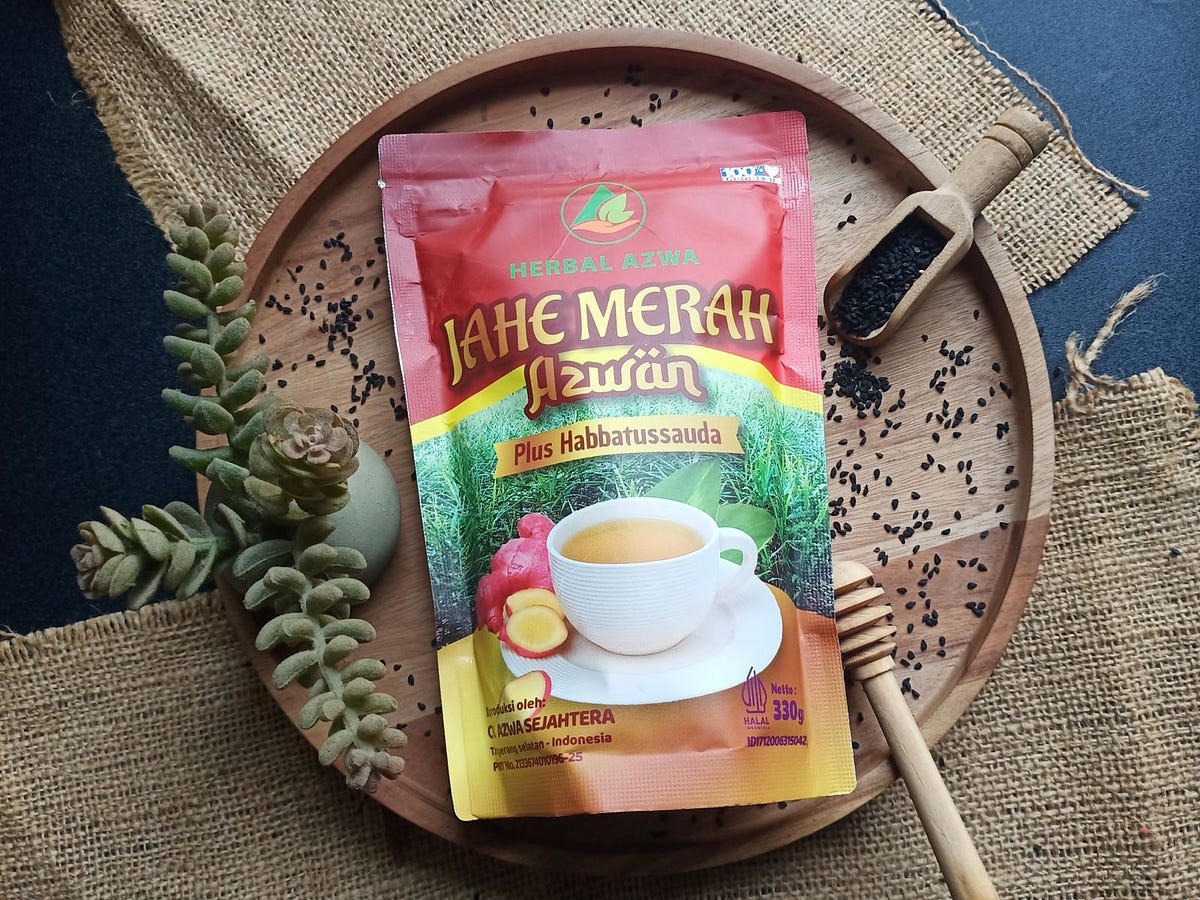 Minuman Jahe Merah - Kunyit Bubuk Azwa - Medium