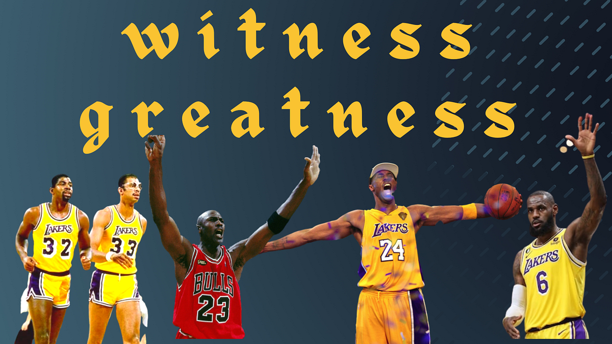 Witness Greatness. As a 40-plus-year-old sports and… | by Game On-Macoy ...