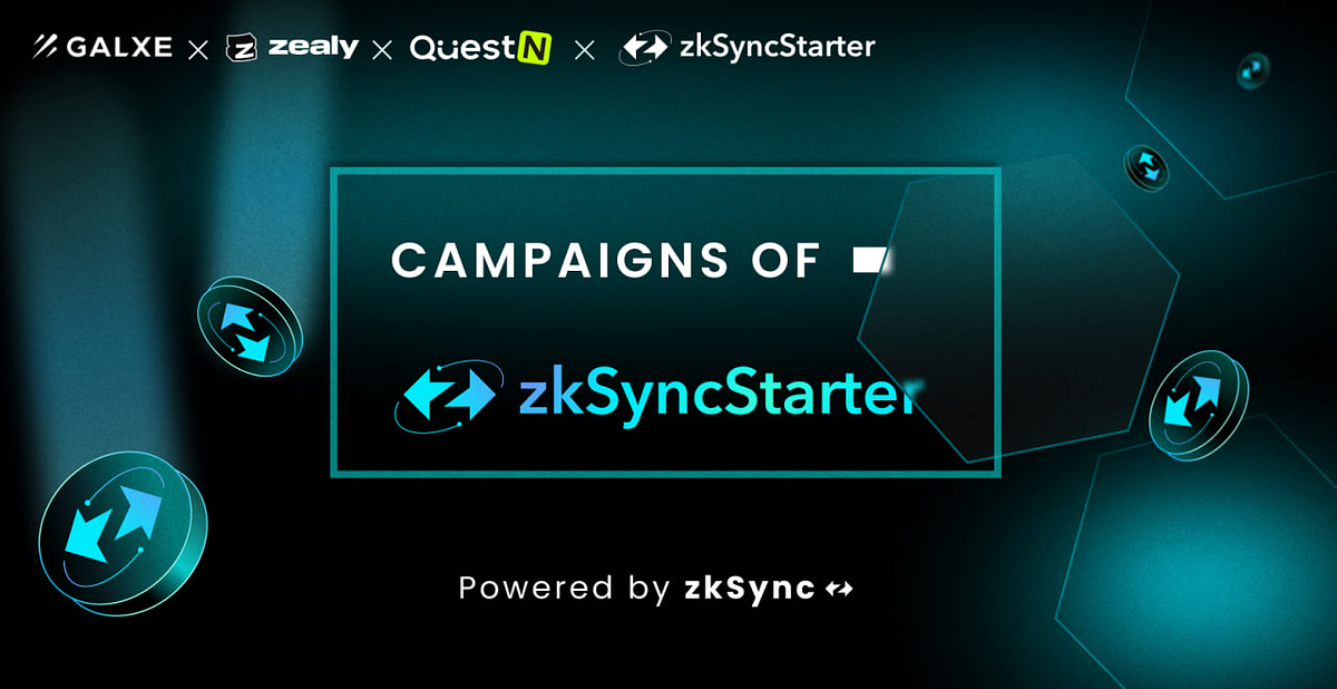 💫💫💫Ongoing campaigns by zkSync Starter include 💫💫💫 1/ Galxe: Participants will mint $OAT to ...