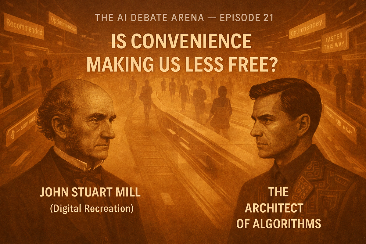 🪞 The AI Debate Arena — Episode 21: Is Convenience Making Us Less Free ...