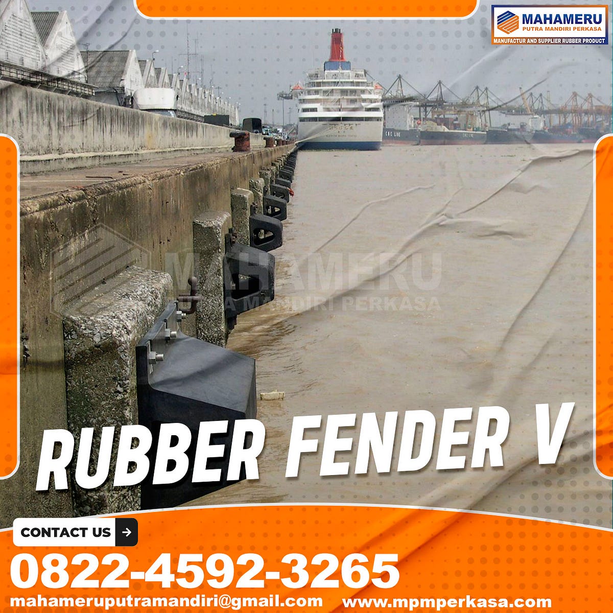 Rubber Fender V 500 H — Karet Fender Dermaga Tipe V 500 di Batam | by ...