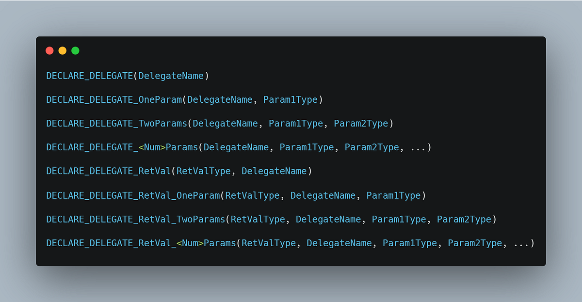 Delegates in Unreal Engine explained | by Leonardo | Medium
