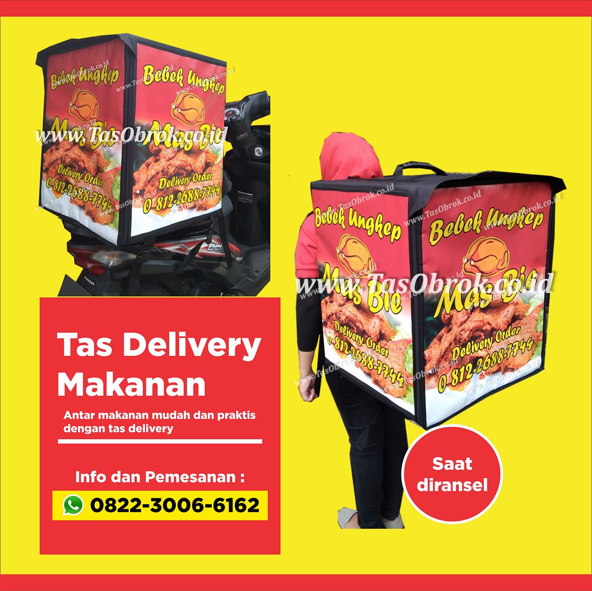Tas Delivery Motor Murah Semarang, tasobrokindah, Tas Delivery Motor ...