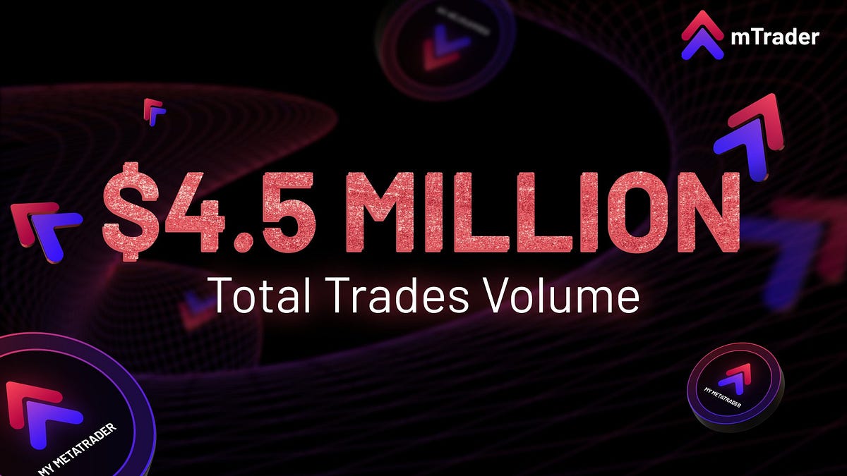 MyMetaTrader on reaching $4.5 million in total trading volume! - Septer Eighteen - Medium