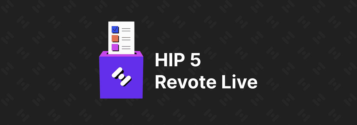 HIP 5 Revote Live. As many of you may know, the vote for… | by Hifi ...