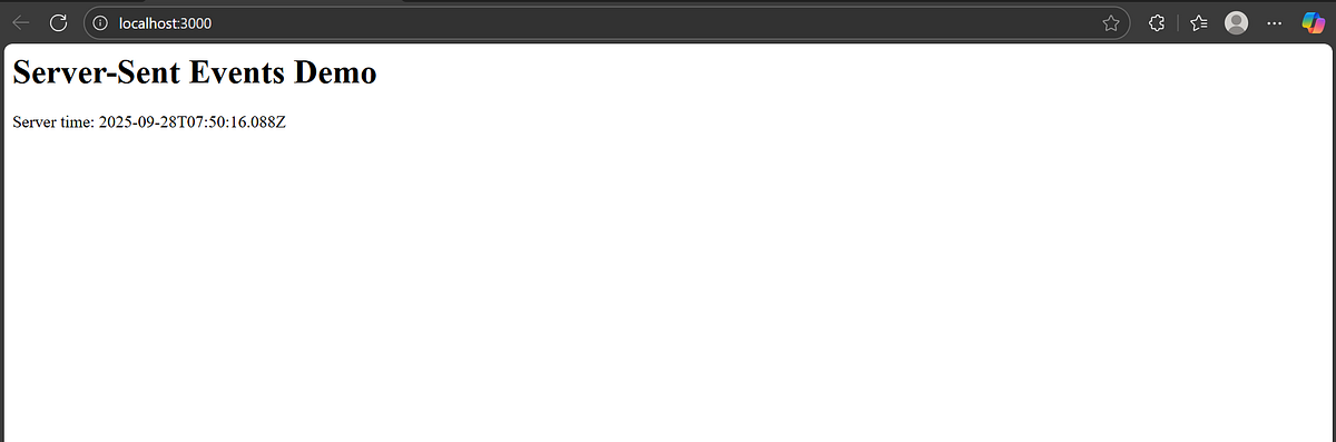 Server-Sent Events (SSE) in Node.JS | by Mitva Talaviya | Sep, 2025 ...