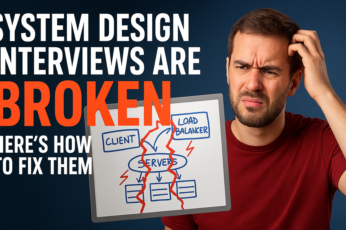 System Design Interviews Are Broken — Here’s How to Fix Them | by ...