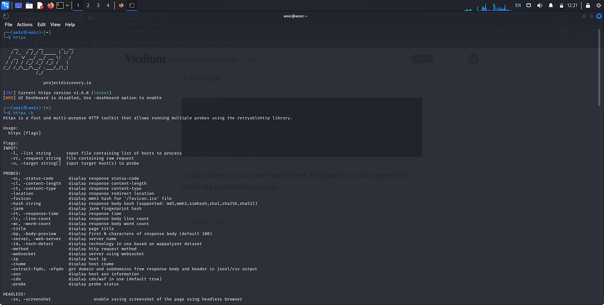 A Detailed Guide on httpx. httpx is a fast web application… | by Md Shahriar Atik Shifat | Medium