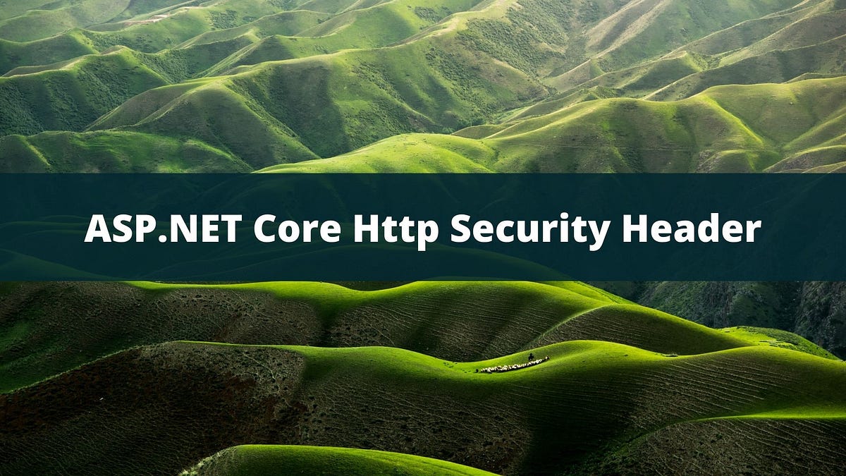 ASP.NET Core Http Security Header | by Murat Süzen | Medium