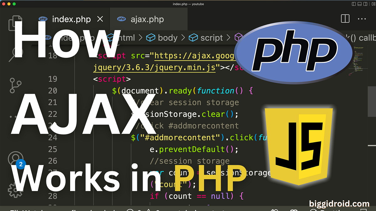 Simple PHP AJAX using JQuery. In this tutorial, we will learn how to ...