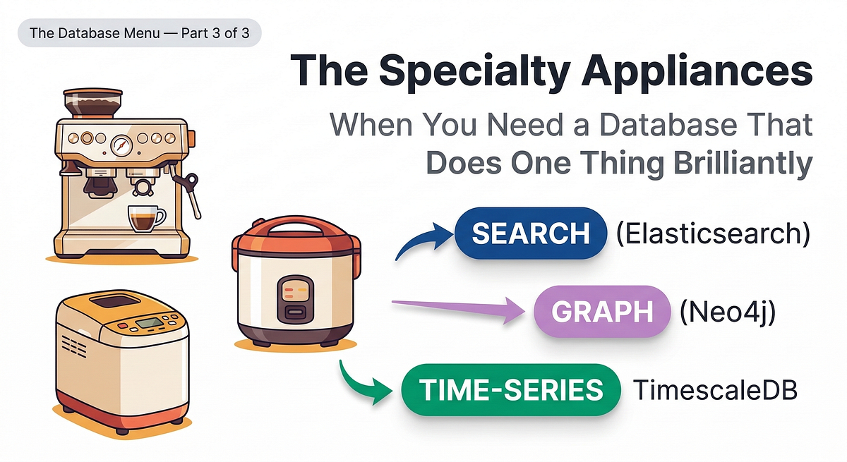 The Database Menu, Part 3: The Specialty Appliances | by Ambar Kashyap ...