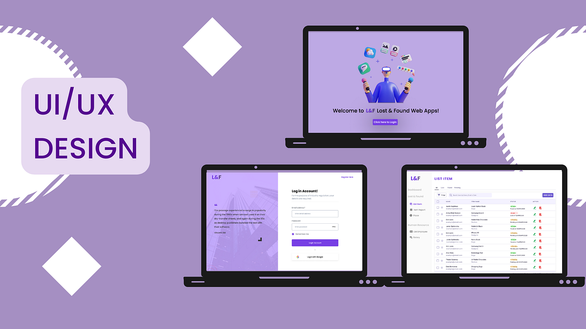 UI/UX Mini Project — Lost and Found | by Nabilla Zachra | Medium