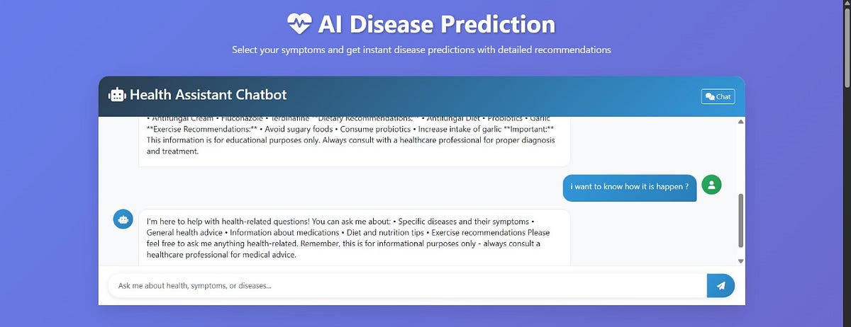 AI Disease Prediction: Empowering Healthcare with Intelligent Symptom ...