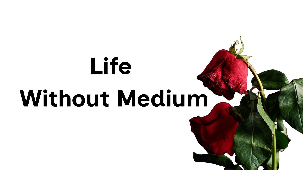 What If Medium Never Existed in My Life | by Nihari Singh:) 📒🖋 | Write ...