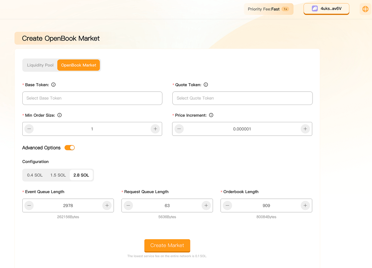 Create Cheap OpenBook Market ID 0.29 SOL | by abao | Medium