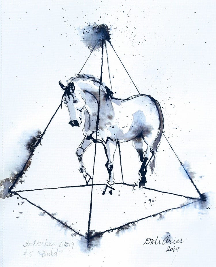 Didi Arias. Paard Verzameld Collective artist Didi… | by Joyce Ter ...