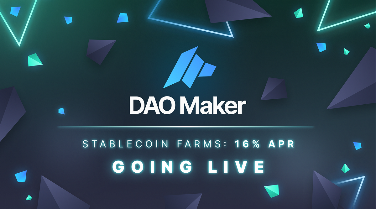 DAO Maker Stablecoin Farming: Up to 16% yield with ERC20 Stables! | by ...