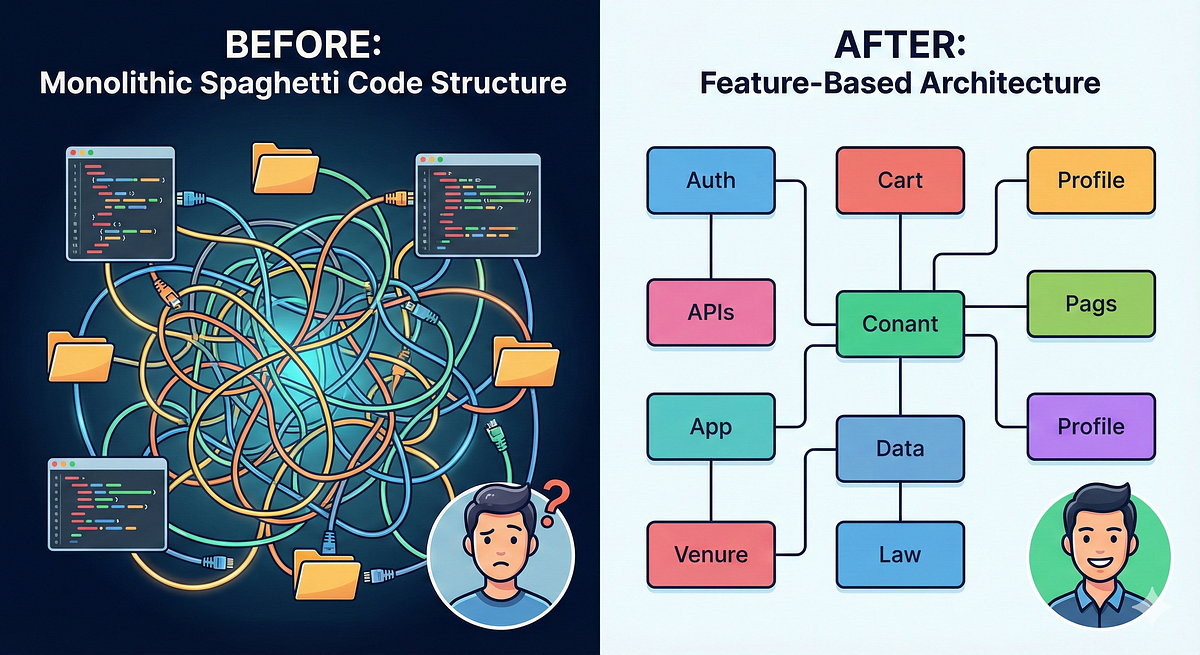 Next.js’de Feature-Based Architecture | by Selim KURT | Medium