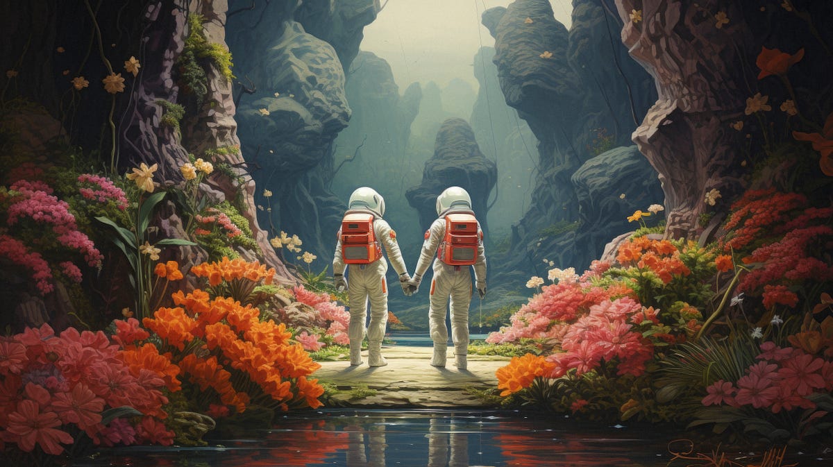 The Space Between Us. Poetry about Love | by Not Too Sweet | Medium