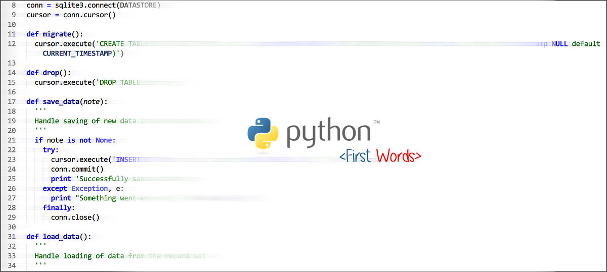First words in Python…. Hi all! In this episode I will be… | by ...